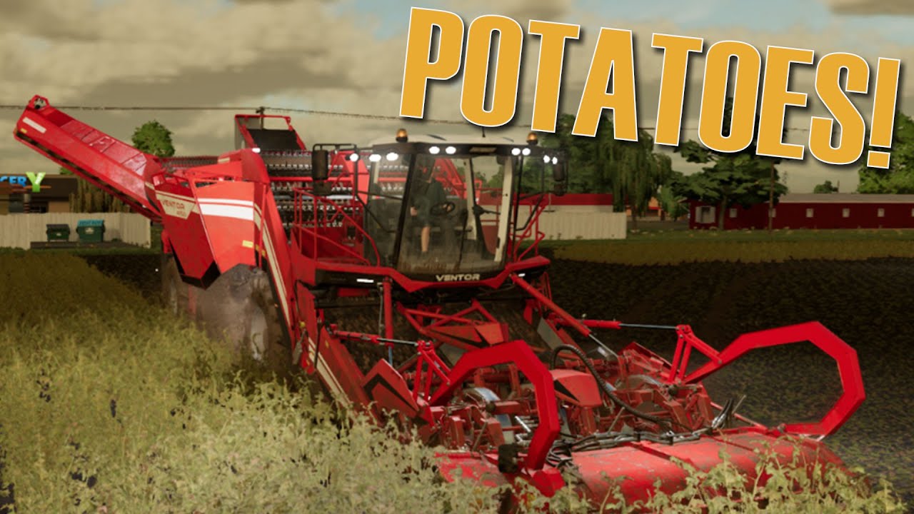 FS22 | Potato Harvest | Griffin Indiana Map | Farming Simulator 22 ...