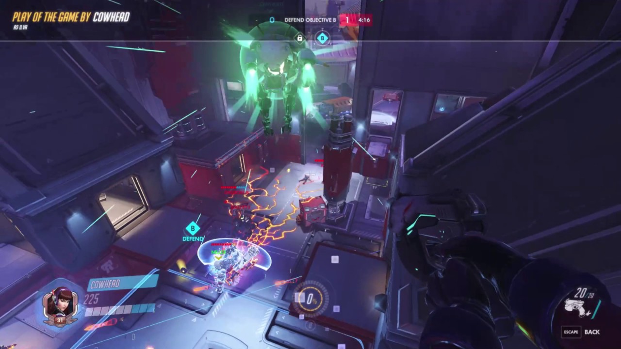 Overwatch - 5K D.VA ult - YouTube