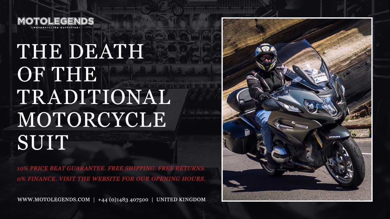 The death of the traditional motorcycle suit - YouTube