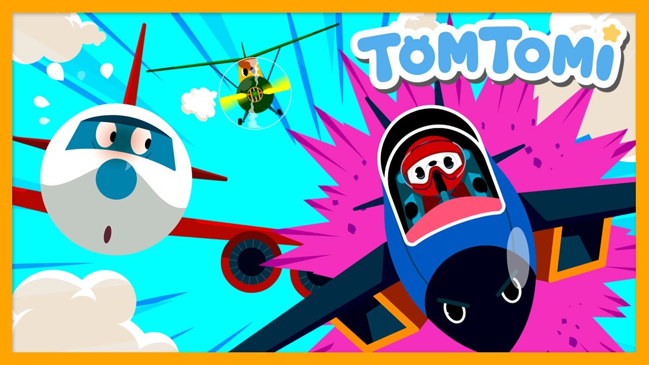 Plane In The Sky | Airplane Song | Kids Song | TOMTOMI - YouTube