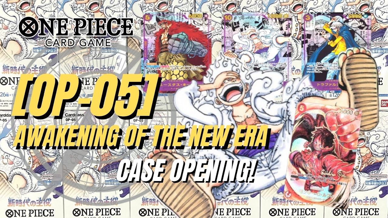 ONE PIECE CARD GAME | OP-05 AWAKENING OF THE NEW ERA CASE OPENING ...