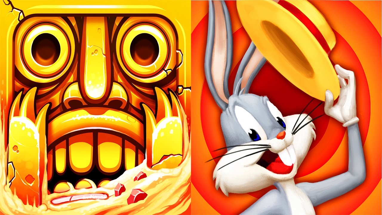 Temple Run 2 VS Looney Tunes Dash / Cartoon Games Kids TV - YouTube
