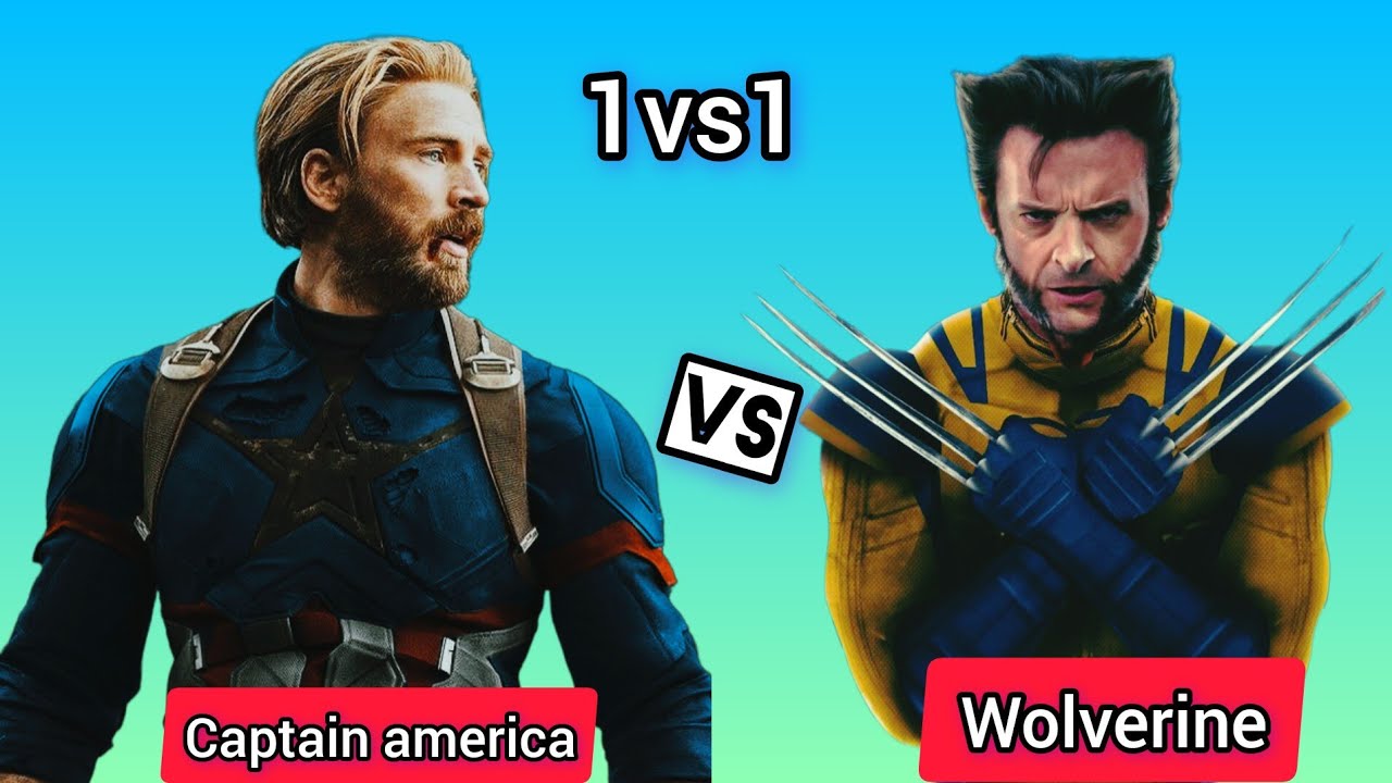 captain america vs wolverine #captainamerica #wolverine #justiceleague ...