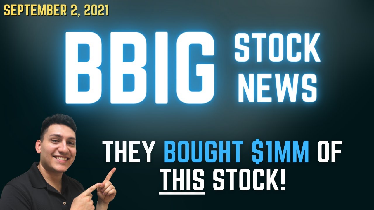 BBIG STOCK made SERIOUS gains! SEPTEMBER STOCK TO BUY - YouTube