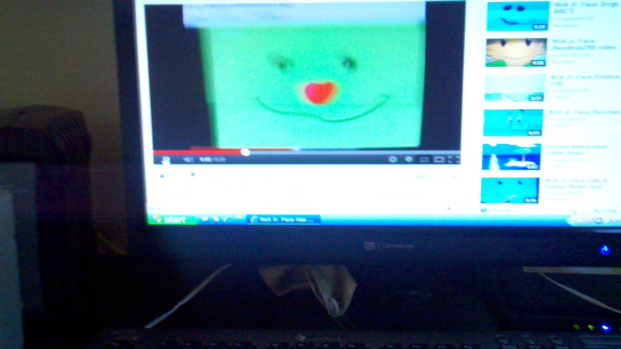 Nick jr face has an apple for a nose HQ - YouTube