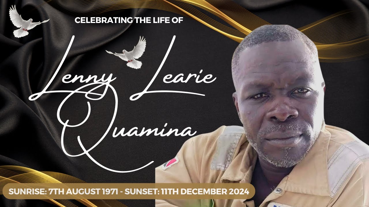 Celebrating the Life of Lenny Learie Quamina - YouTube