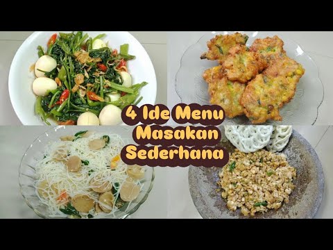 4 Ide Menu Masakan Sederhana - YouTube
