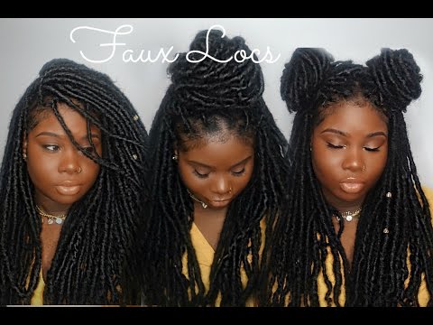 Easy Realistic Faux Locs - YouTube