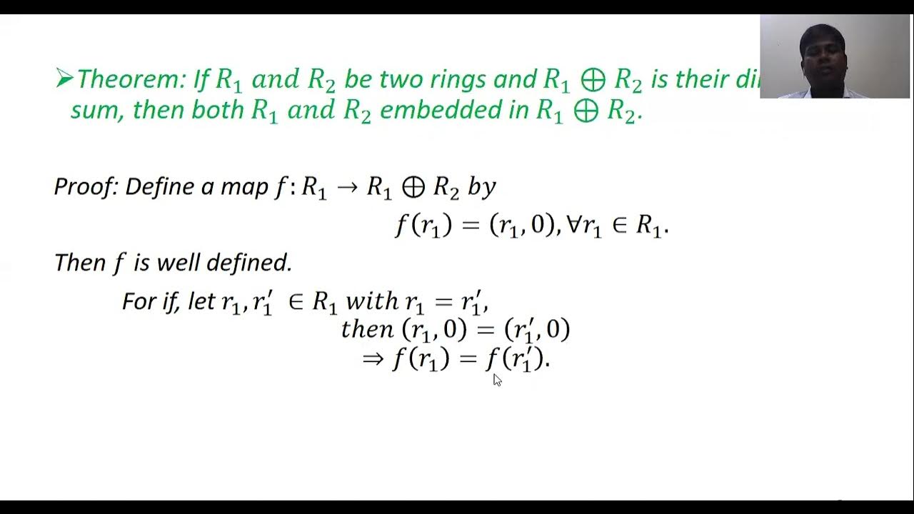 2 Embedding And Related Theorems Theory Of Rings And Modules 313705 Masters Final Mathematics