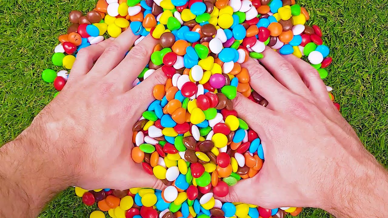 Candy Relax Massage. ASMR Satisfying video. Mixing candies. - YouTube