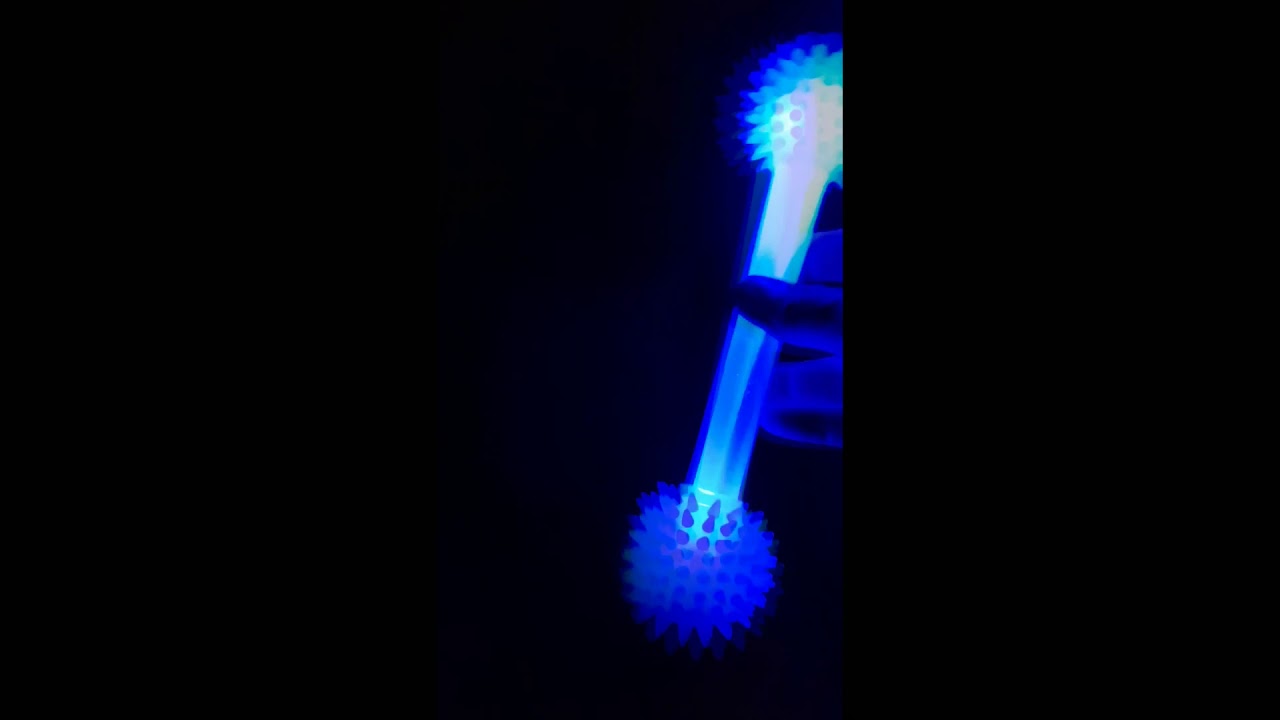 Spikey Light up Baton - YouTube