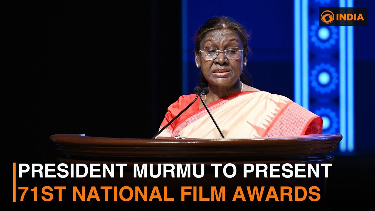 President Draupadi Murmur attended the National Awards - YouTube