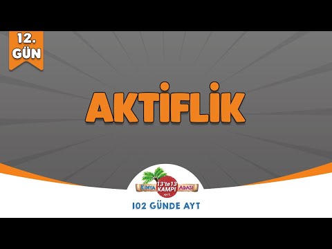 📌12.GÜN | Aktiflik 🤓 Kimya Adası #aytkimya