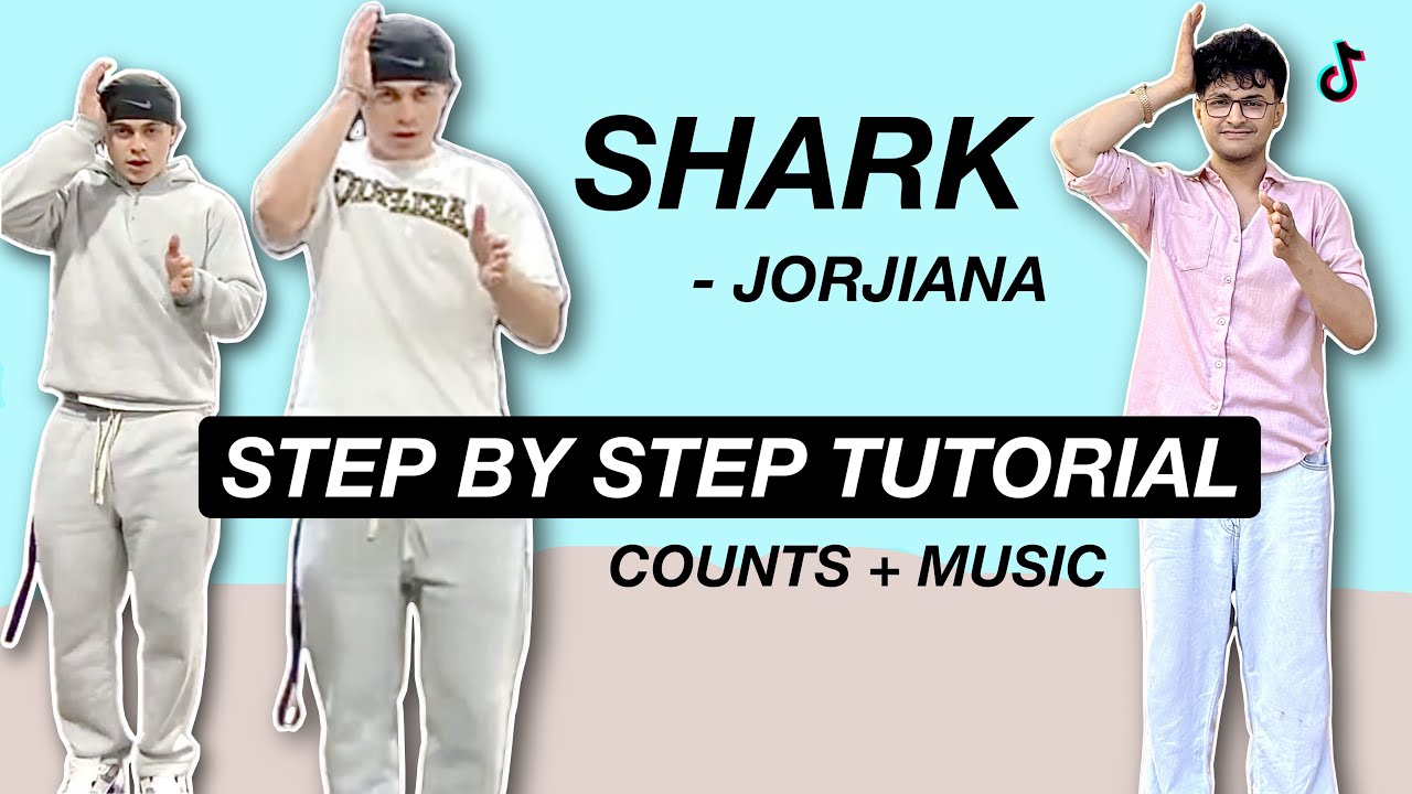 Shark Shark🦈 Dance *STEP BY STEP TUTORIAL* (Beginner Friendly) - YouTube
