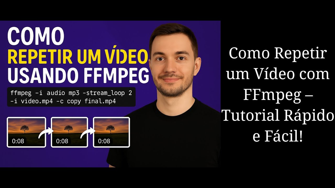 Como Repetir um Vídeo com FFmpeg – Tutorial Rápido e Fácil! - YouTube