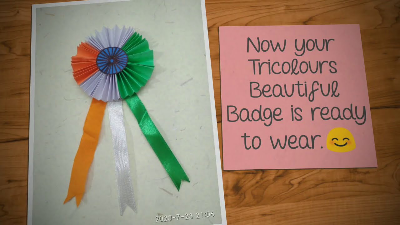 Badge designs on Independence Day - YouTube