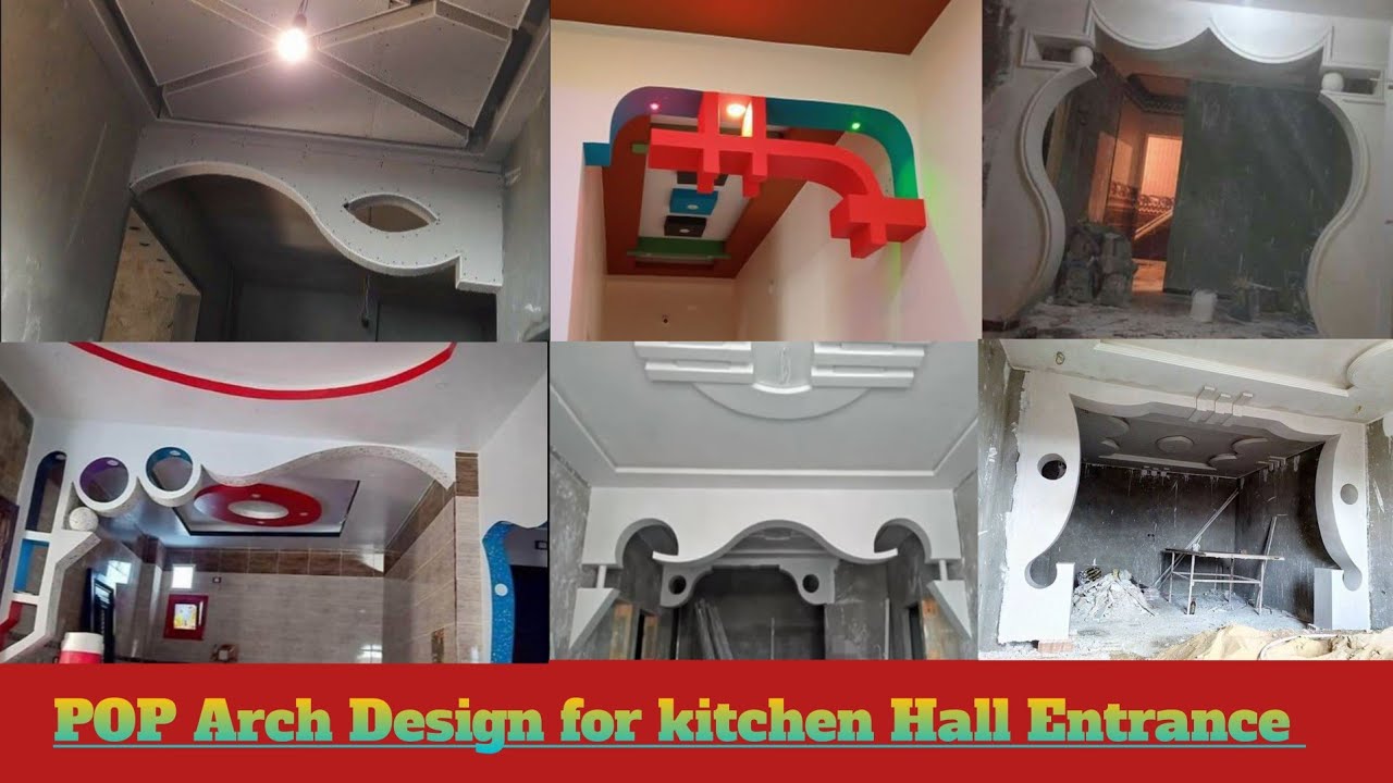 POP|Arch|Design|For|Kitchen|Entrance⛩️🎢#arch #pop Arch design for Hall ...