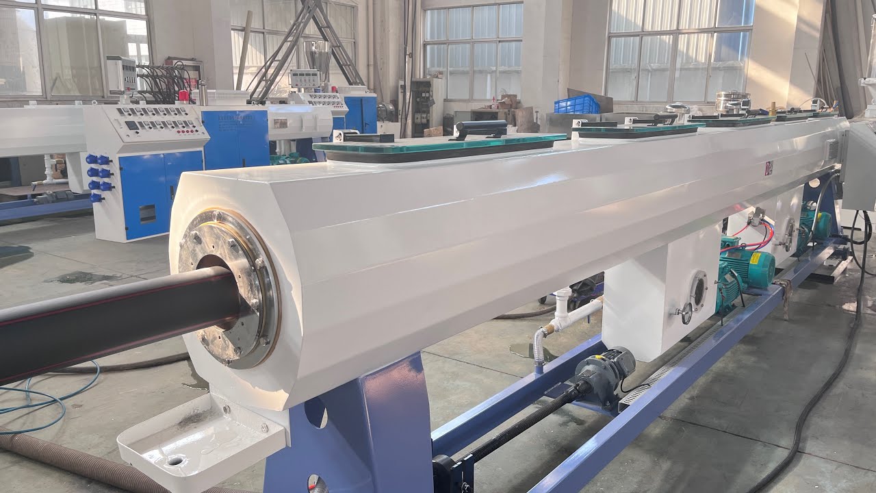 16-110mm PE irrigation pipe production line / HDPE pipe extrusion ...