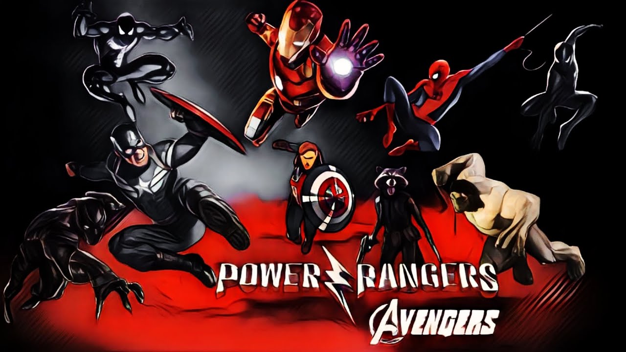 the power rangers avengers #powerrangerslegacywars #modskin #gaming # ...