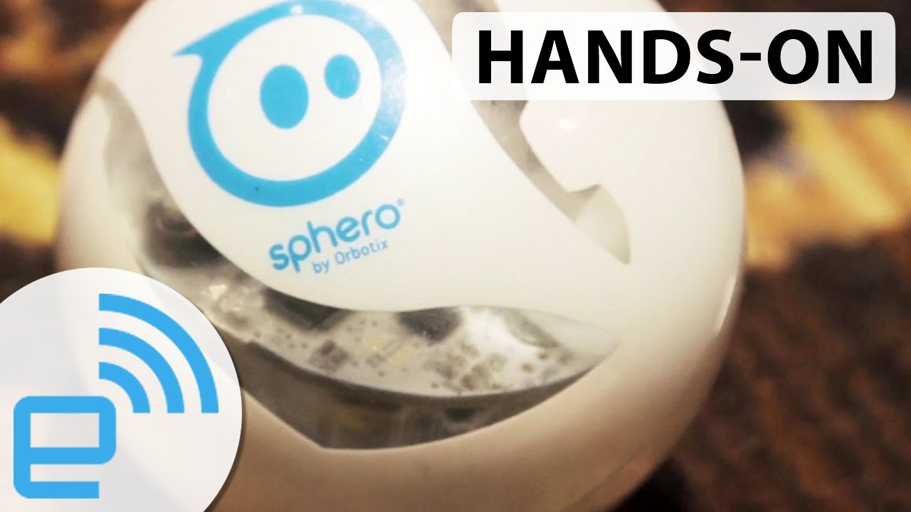 Sphero's 2B hands-on at CES 2014 | Engadget - YouTube