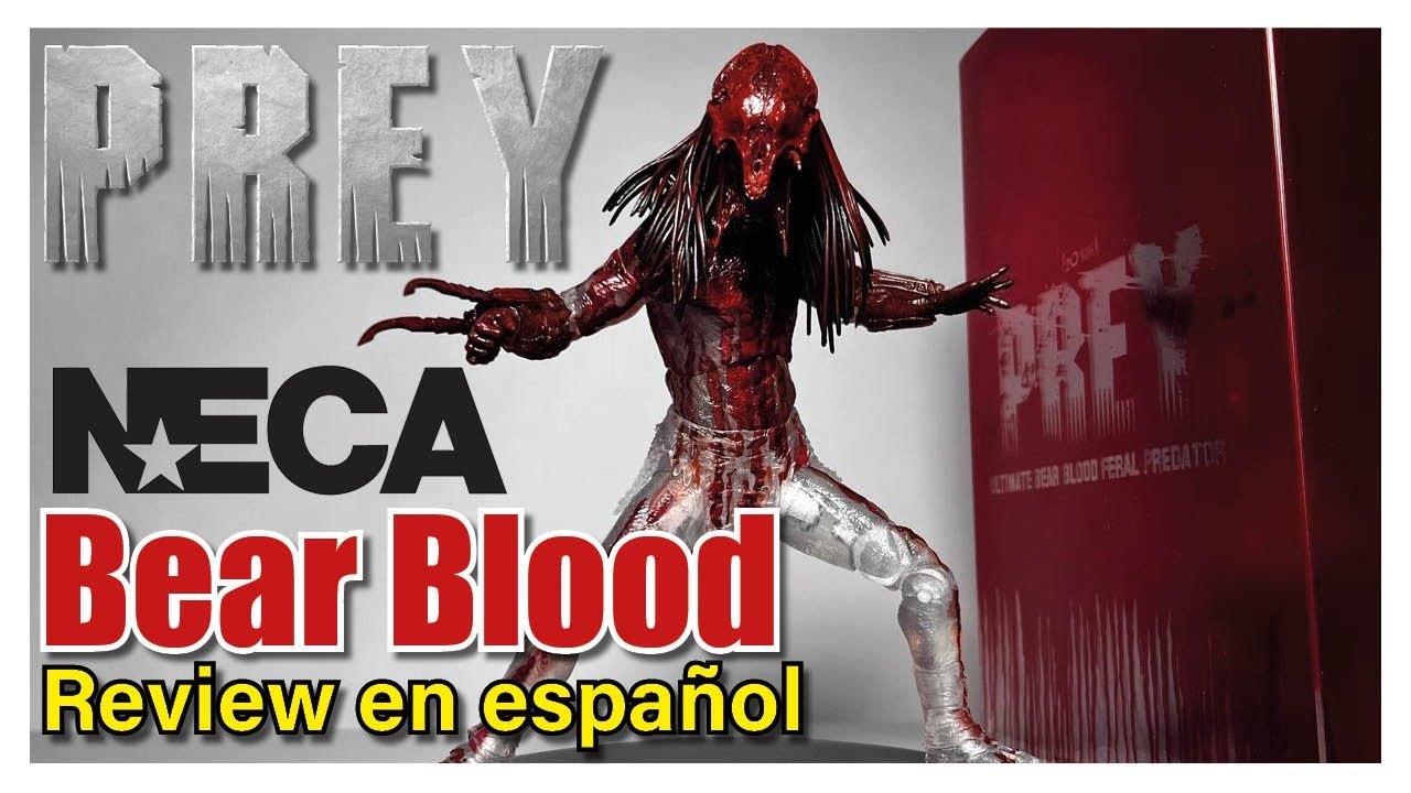 NECA Ultimate Bear Blood Feral Predator - Prey | Review en español ...