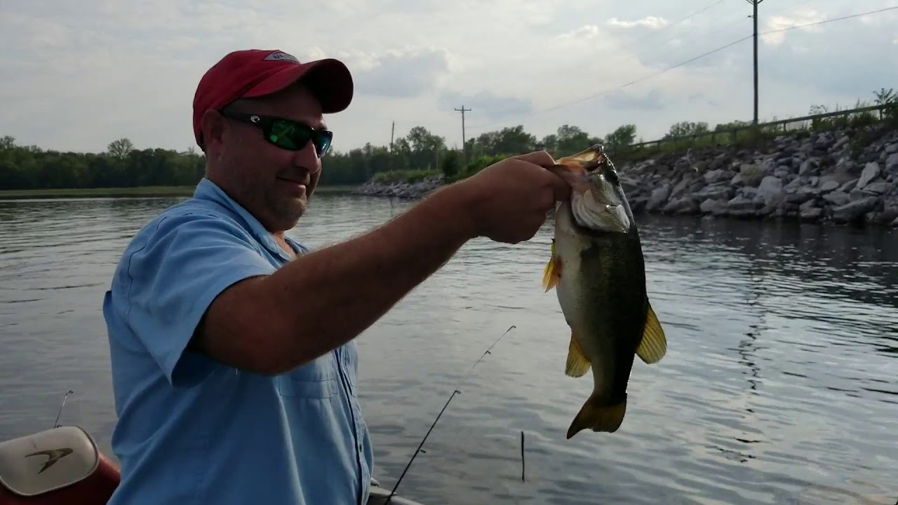 Awesome Bass Fishing Action! - YouTube