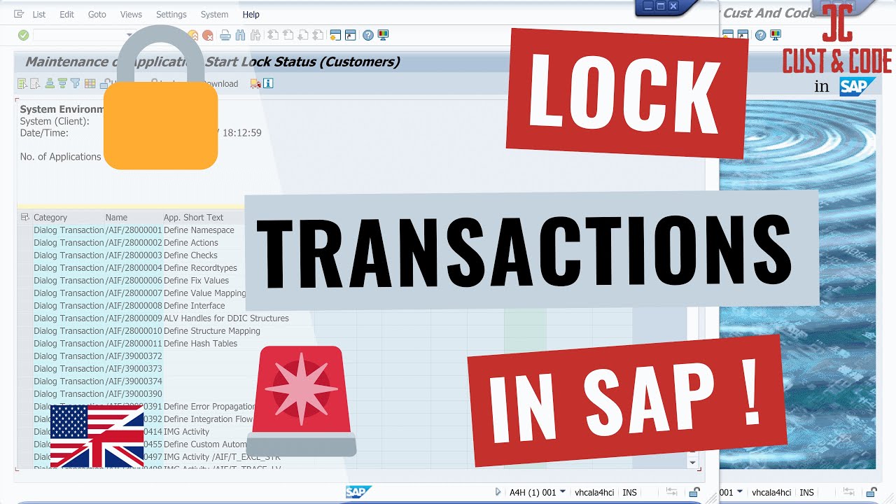 Lock SAP Transactions System-Wide 🔒(Why & How to do it Quickly ...