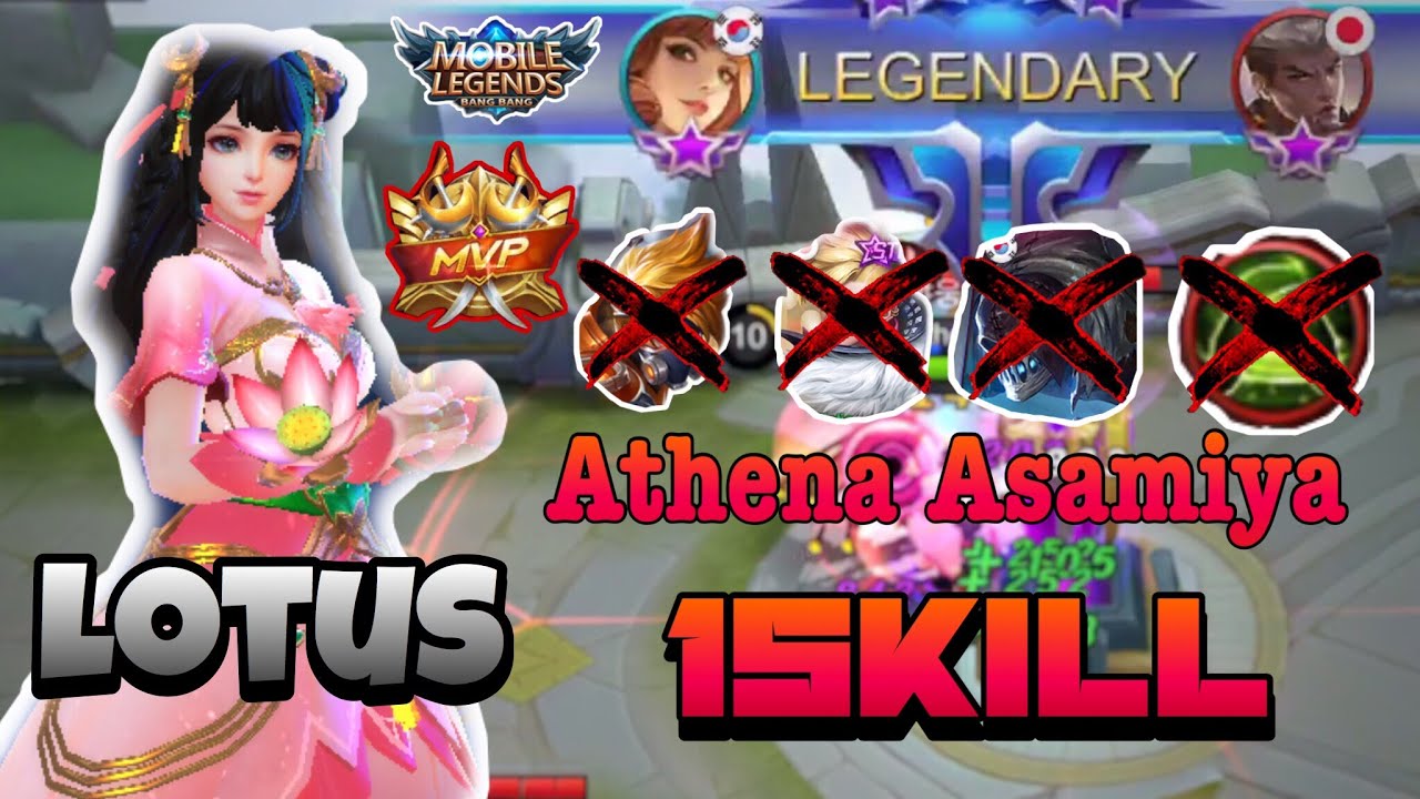 90% Win Rate Guinevere Lotus 15kills by Athena Asamiya | Mobile Legends ...