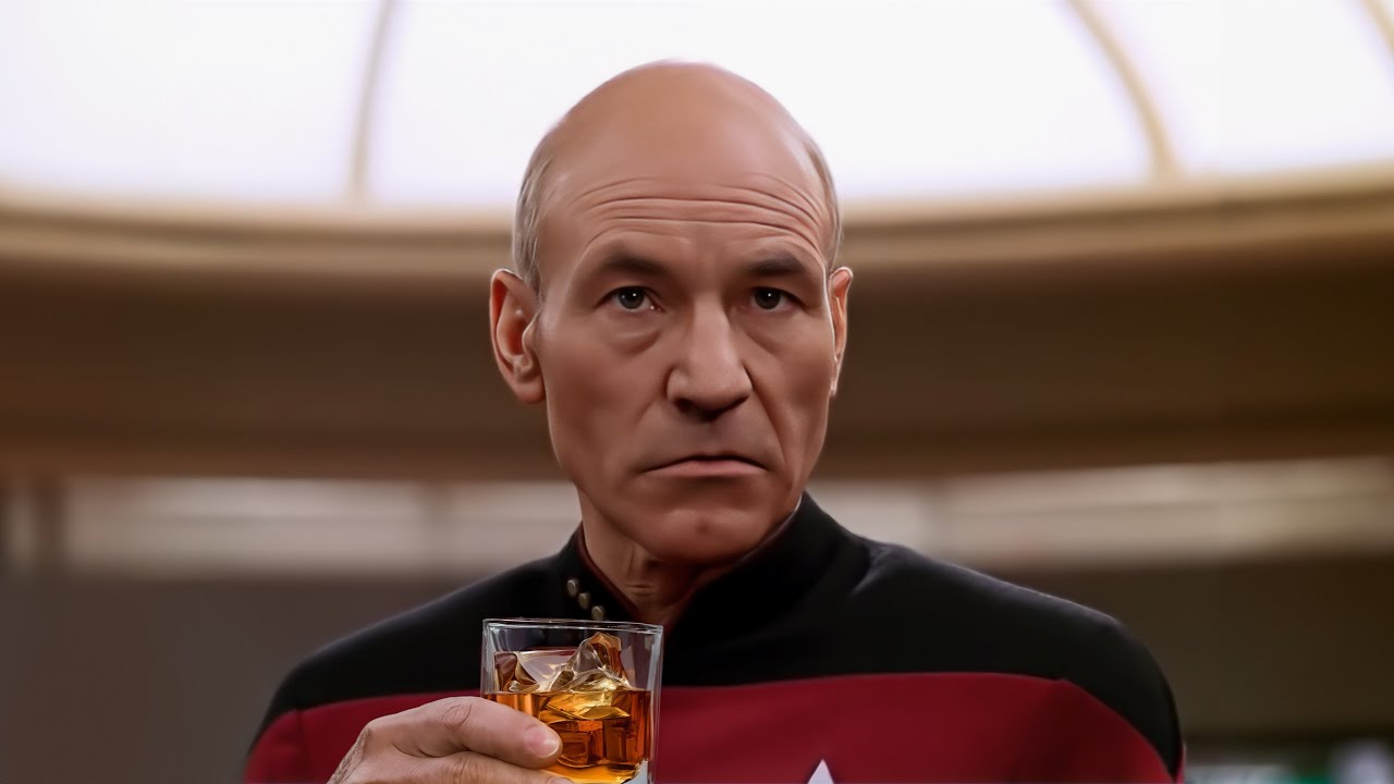 Picard has a Drinking Problem - YouTube