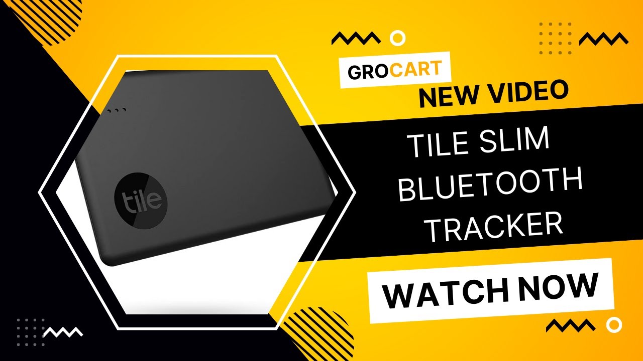Thin Bluetooth Tracker || Tile Slim || GROCART - YouTube