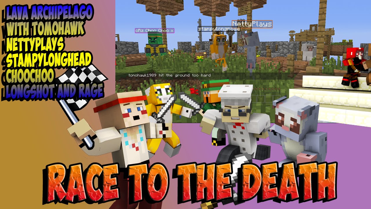 Minecraft Xbox - Race to the Death Lava Archipalengo With Netty Tom ...