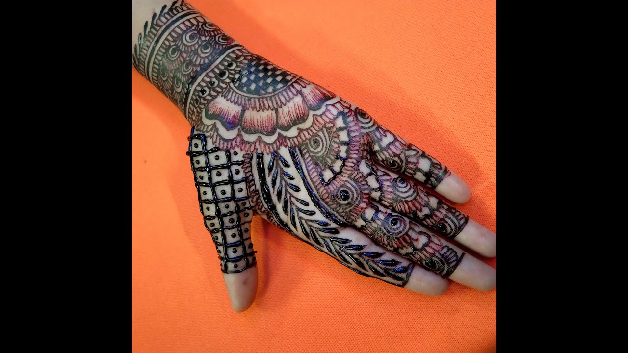 Fast Colour Mehndi With Neha Herbals🌿 | #182 Zara Mehendi Art - YouTube