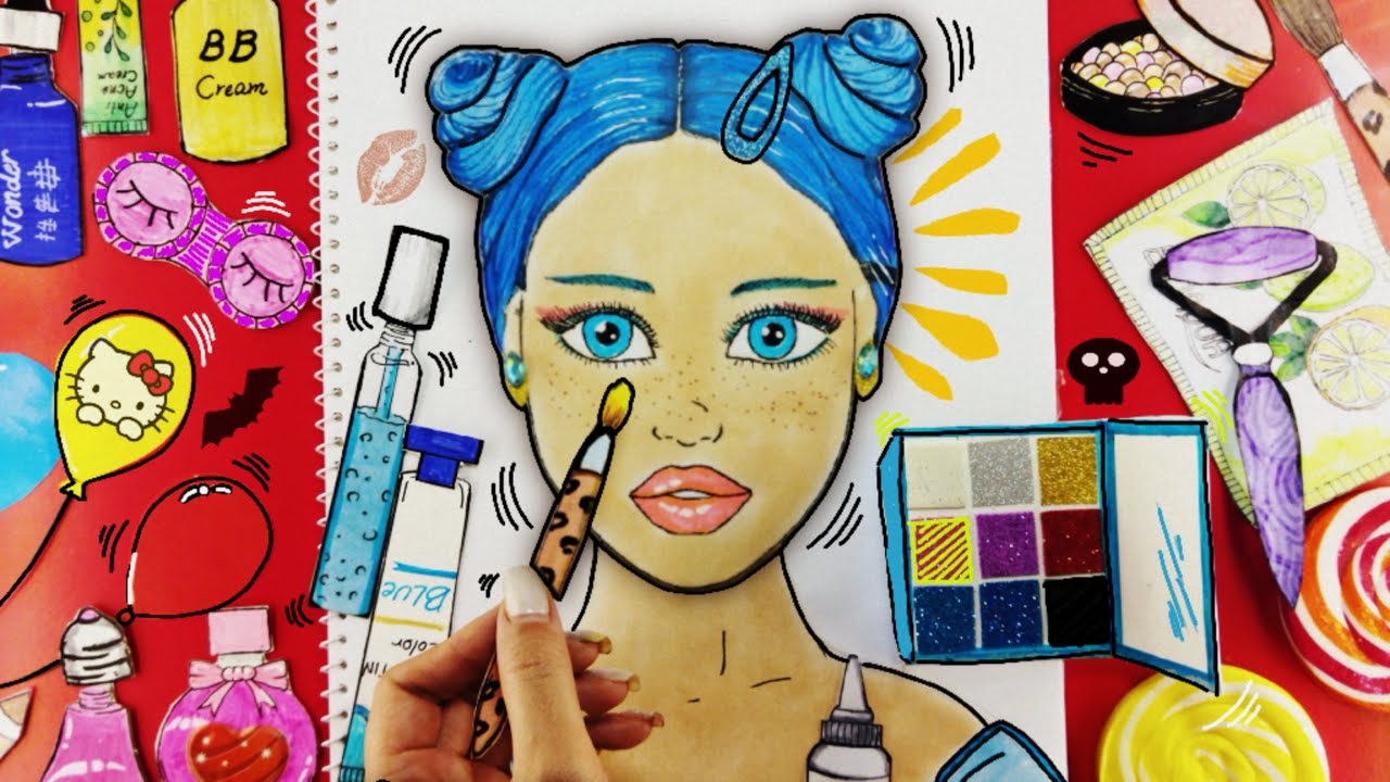 [🐾paper diy🐾] 10 Minutes of Relaxing Experience with PAPER COSMETICS ...