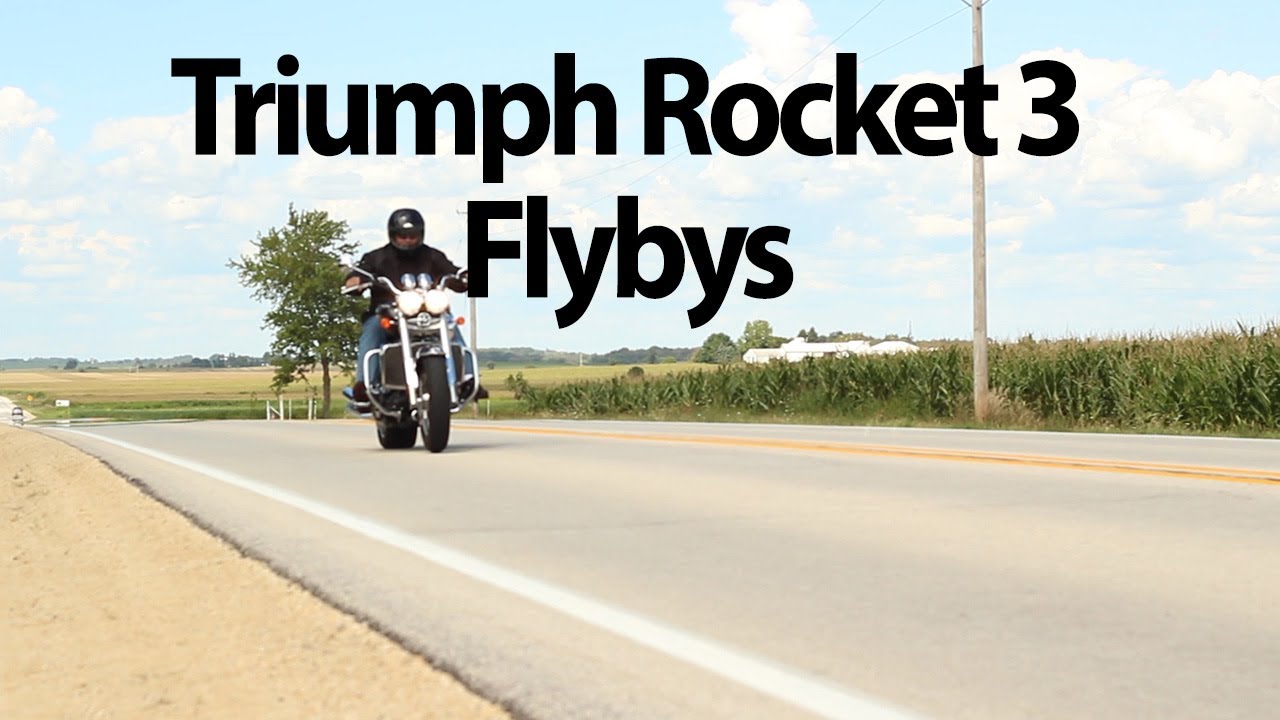 Triumph Rocket 3 Flybys (2300cc 3 Cylinder Motorcycle) - YouTube