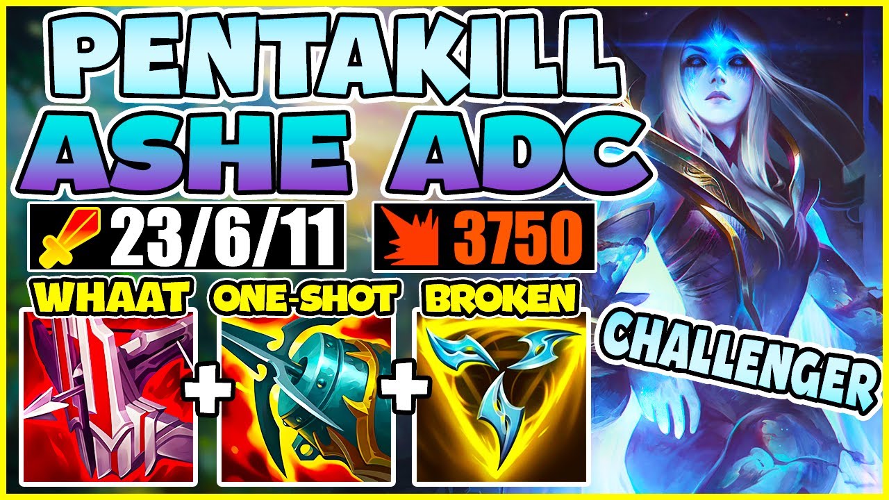 HOW TO PLAY ASHE ADC GamePlay 24 | BEST ASHE ADC Build & Runes | ASHE Guide | ADC lol | xiao lao ...