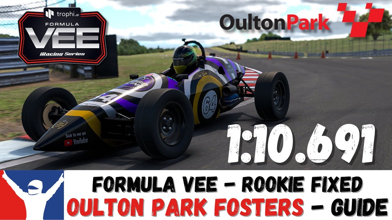 iRacing Formula Vee Oulton Park Fosters Guide - 1:10.691 - Rookie Fixed ...