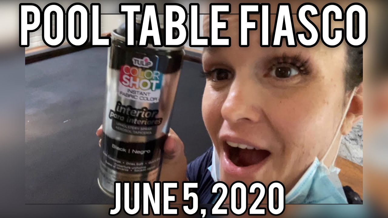 JUNE 5, 2020 POOL TABLE FIASCO VLOG - YouTube