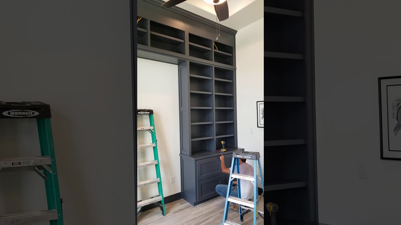 Custom studio cabinets - YouTube