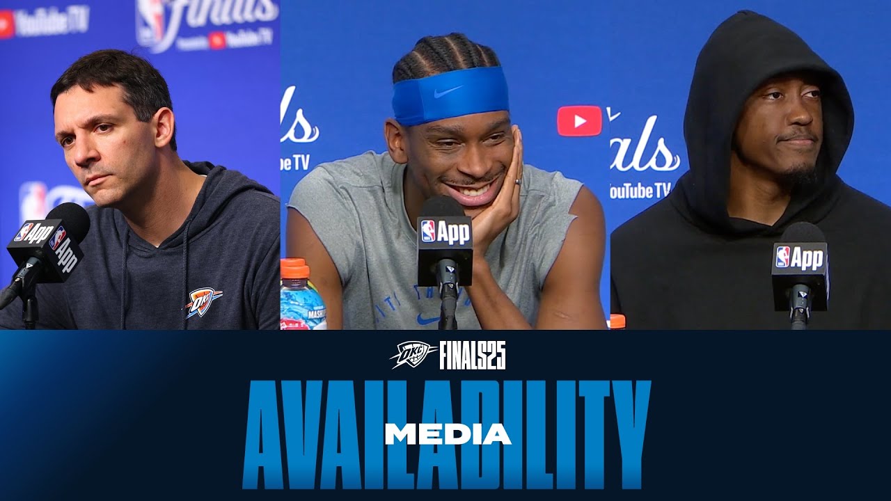 Practice Media Availability | NBA Finals Interview Room | June 12, 2025 ...