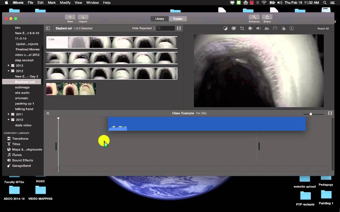 Imovie 10 Getting Started: Making Your Project Potable with Libraries ...