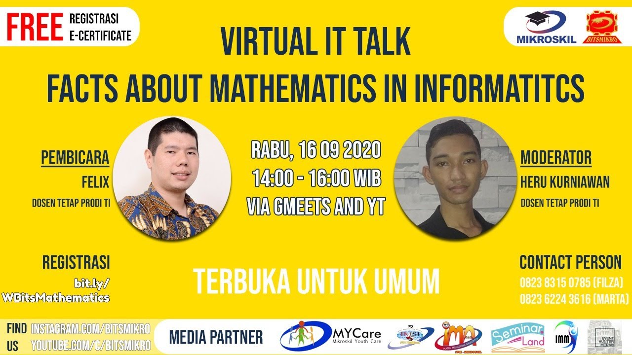 Virtual IT Talk : Facts About Mathematics In Informatics - YouTube