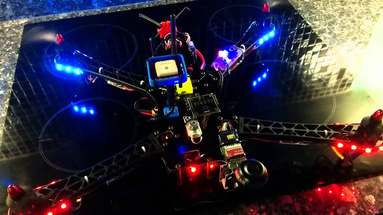 TBS Disco Lights - APM 2.5 Remote LEDs & Buzzer - YouTube