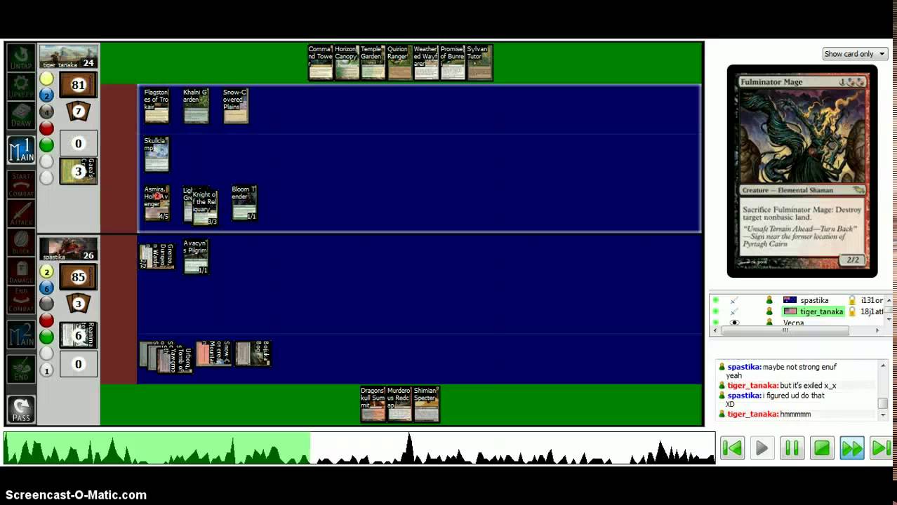 MTG: Duel Commander - Grenzo, Dungeon Warden (spastika) vs. Asmira 2 ...