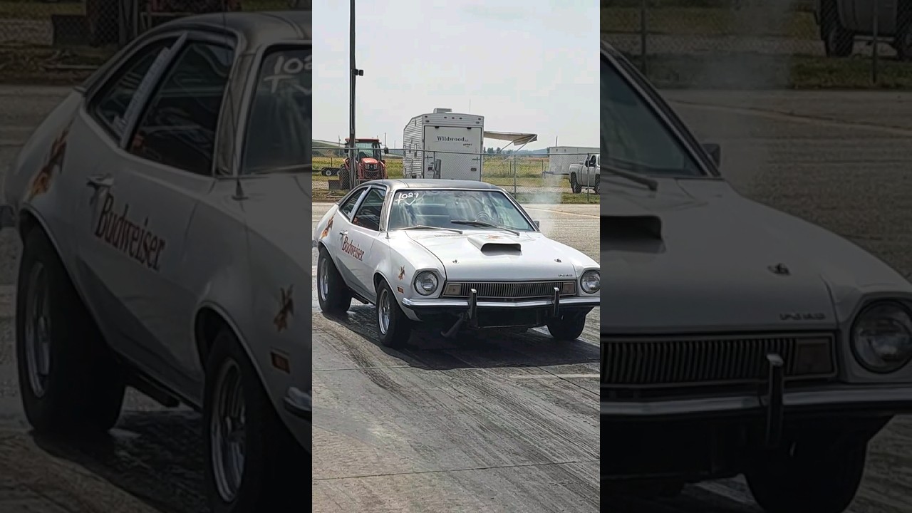 Old school Ford Pinto drag racing! I29Dragway! Rustemberfest 2023 ...