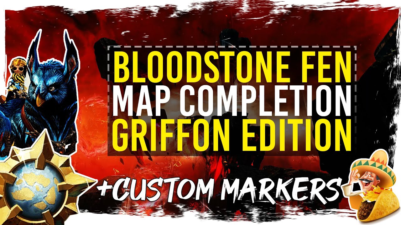 Guild Wars 2 - Bloodstone Fen Map Completion with Custom Markers - YouTube