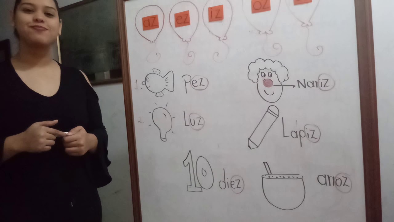 Silaba inversa az ez iz oz uz - YouTube