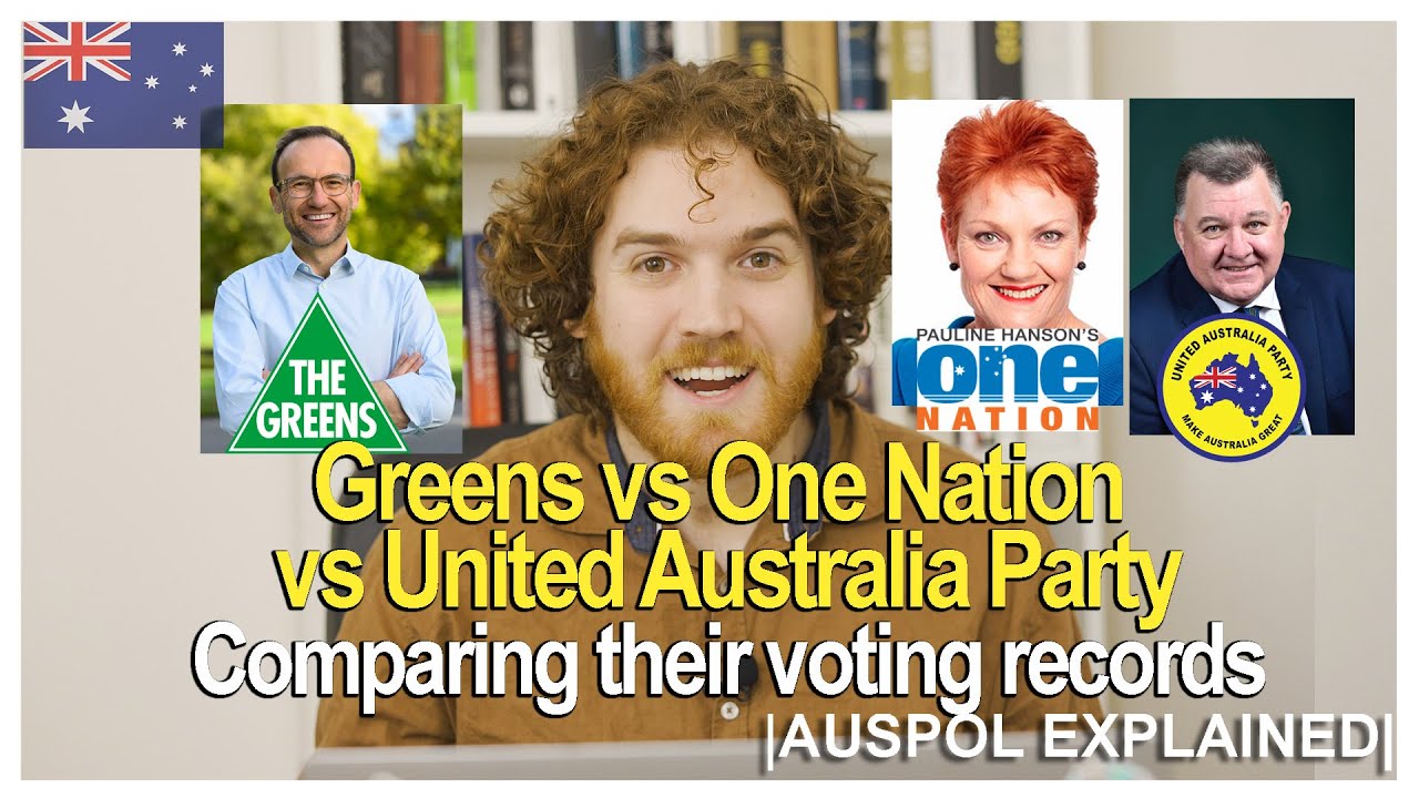 Greens vs One Nation vs United Australia Party: Comparing Their Voting ...