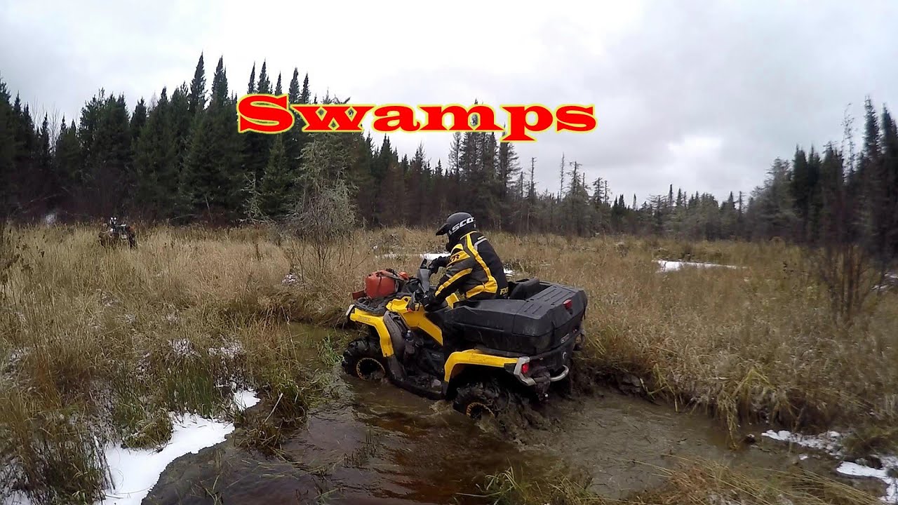 Long Epic ATV Trail ride gets rough Can Am - YouTube