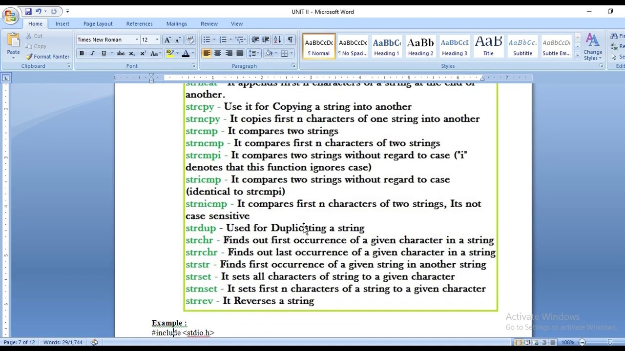 C Programming String Handling Function Part I String Handling c-programming-string-handling-function-part-i-string-handling