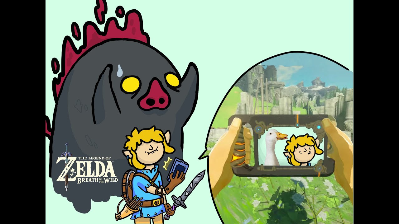 Funny moments AND glitches in Zelda Breath Of The Wild #botw #zelda #2 ...